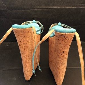 Pleaser | Shoes | Womens Inch Custom Cork Wedge Heels Size 10 | Poshmark